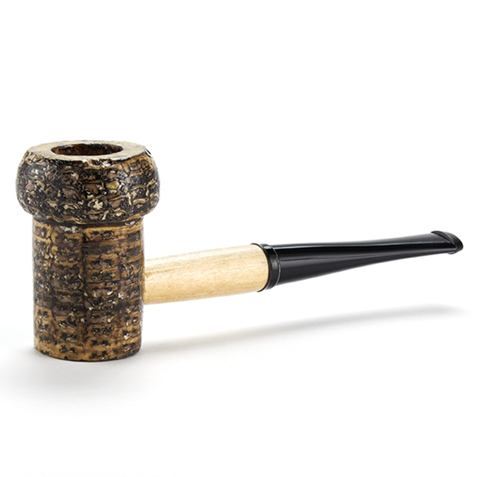 MacArthur 5-Star Natural Straight Corn Cob Pipe - CornCobPipe.com