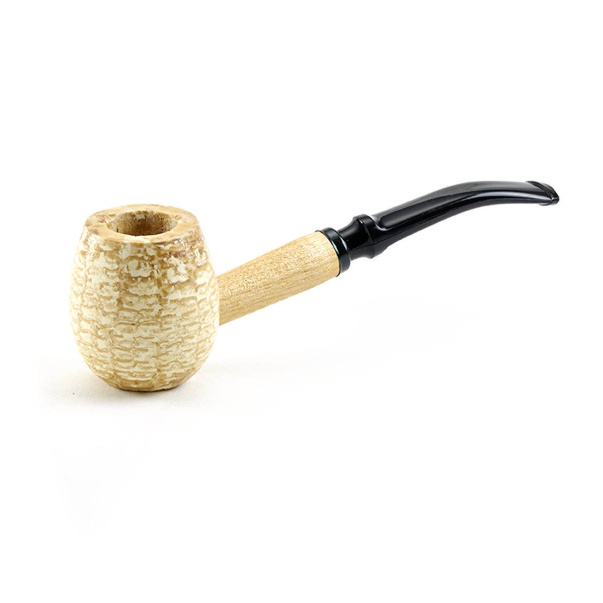MacArthur 5-Star Natural Straight Corn Cob Pipe - CornCobPipe.com